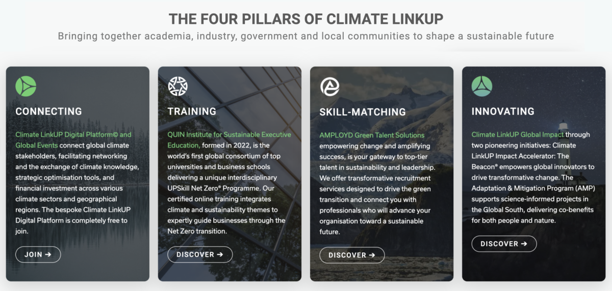 Climate LinkUP: Accelerating Climate Action Together | EDGE Ecosystem